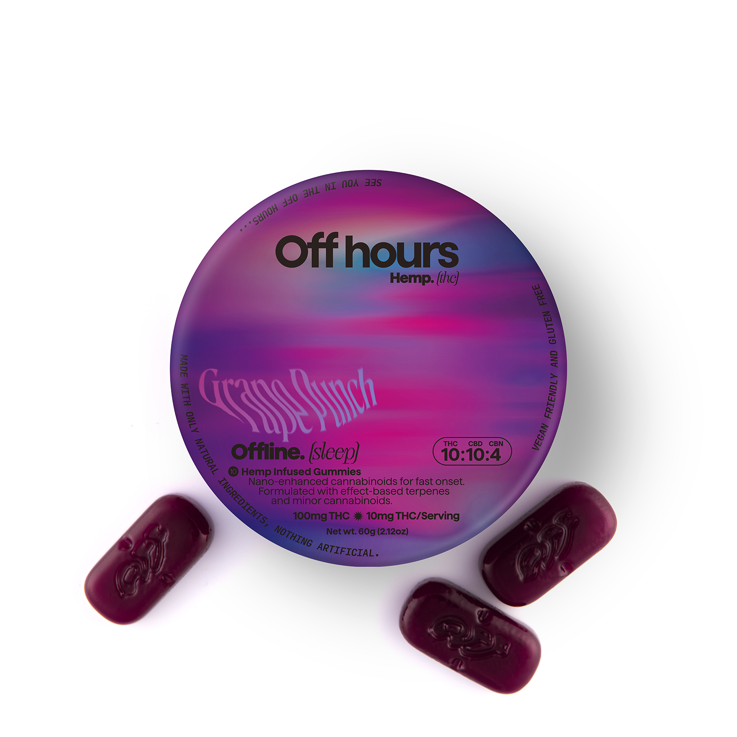 Off Hours Hemp Gummies, Ropes & Liquid Gummies | Fast-Acting Edibles ...